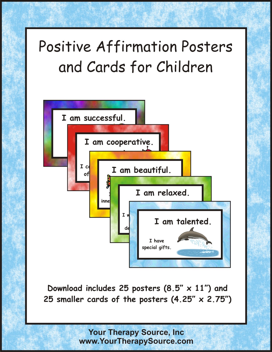 Positive Affirmation Posters and Cards - Your Therapy Source