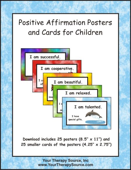 Positive Affirmation Posters and Cards - Your Therapy Source
