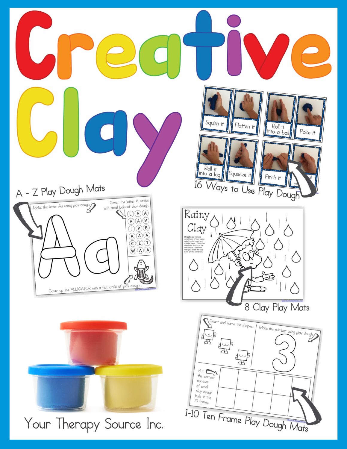 Creative Clay Activities Updated - Your Therapy Source