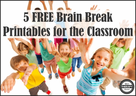 5 FREE Brain Break Printables - Your Therapy Source
