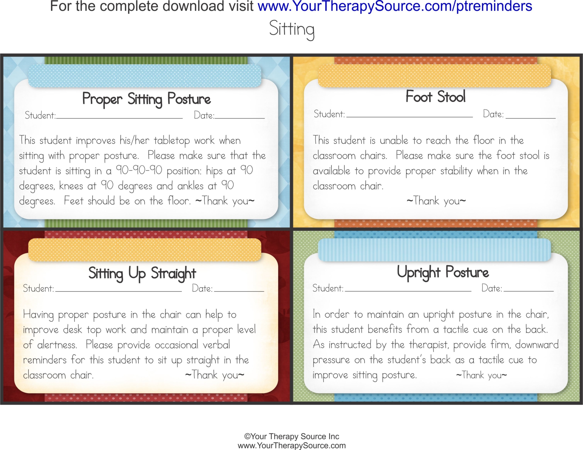 RPT – Reminders for Physical Therapy - Your Therapy Source