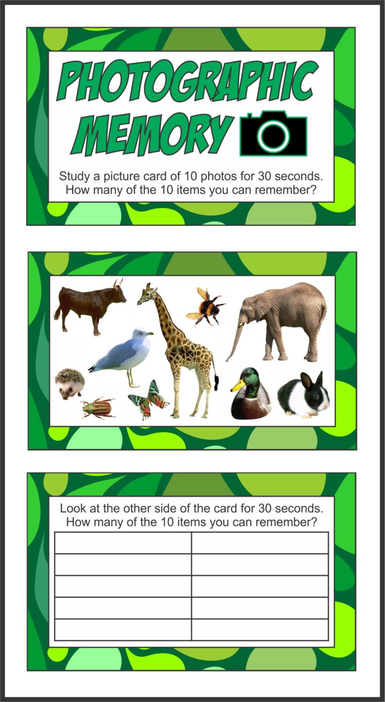 Photographic Memory - Your Therapy Source