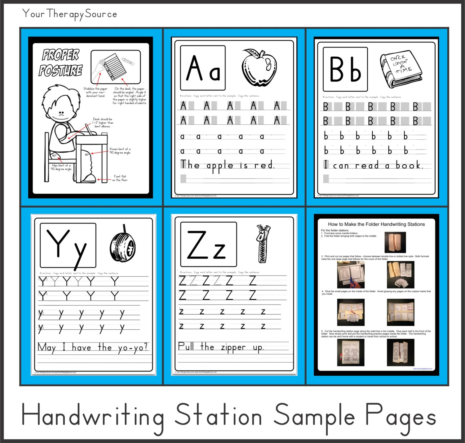 5 FREE Positioning Handouts - Your Therapy Source