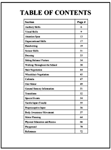 Table of Contents Preview Modifications and Interventions for School ...