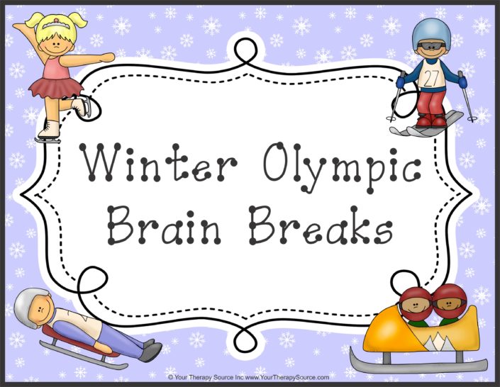 10 FREE Winter Olympic Brain Break Ideas - Your Therapy Source
