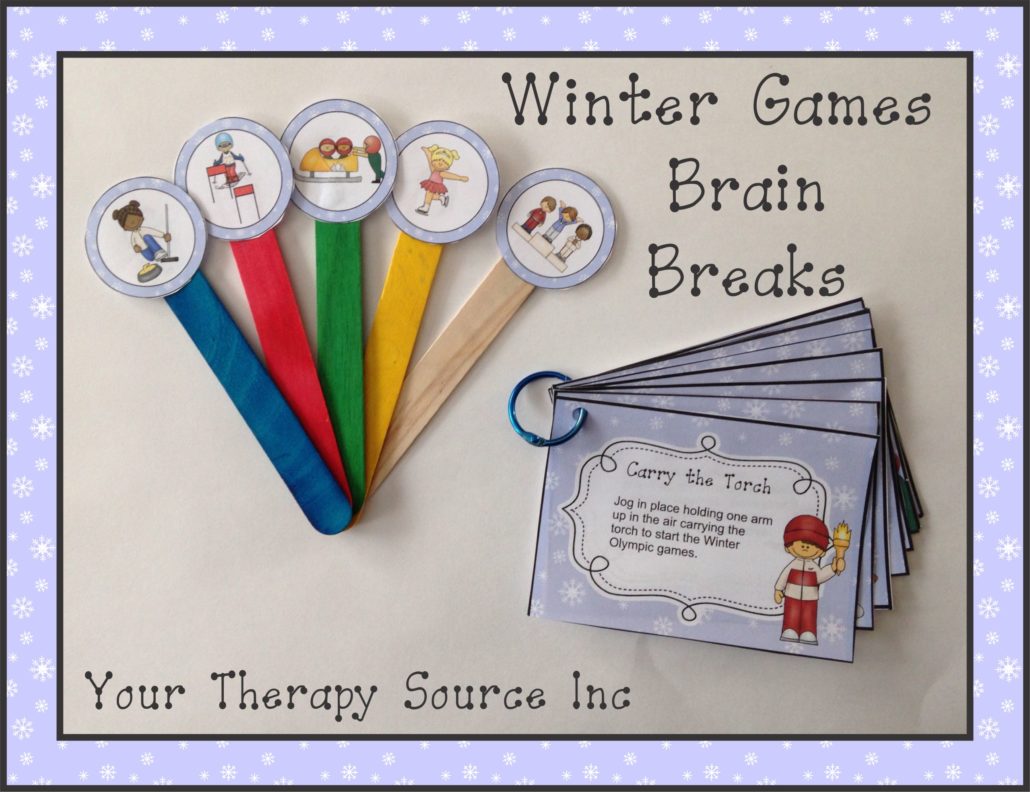 Winter Games Brain Breaks - Your Therapy Source