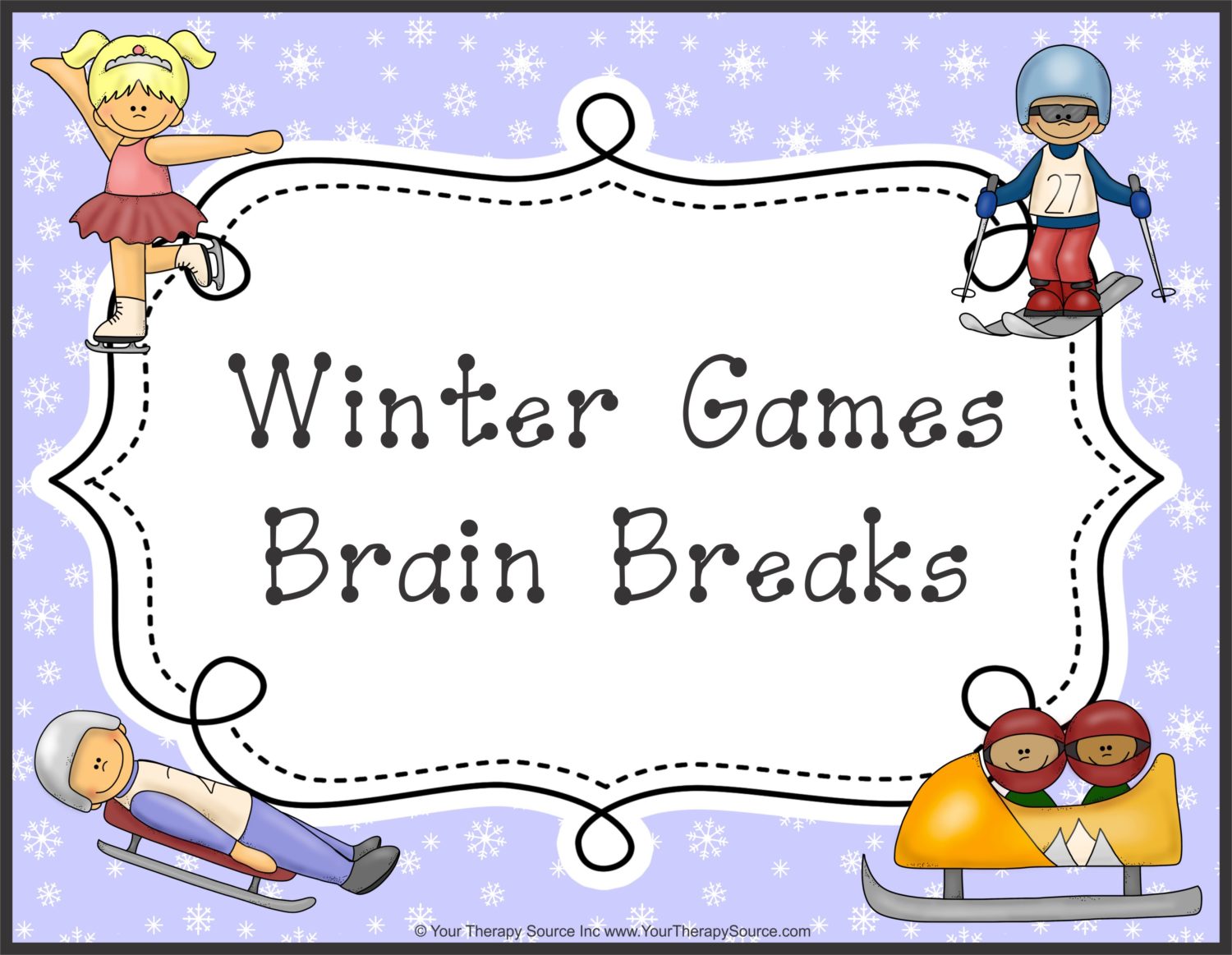 Winter Games Brain Breaks - Your Therapy Source