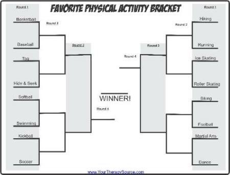 Physical Activity Brackets - Your Therapy Source