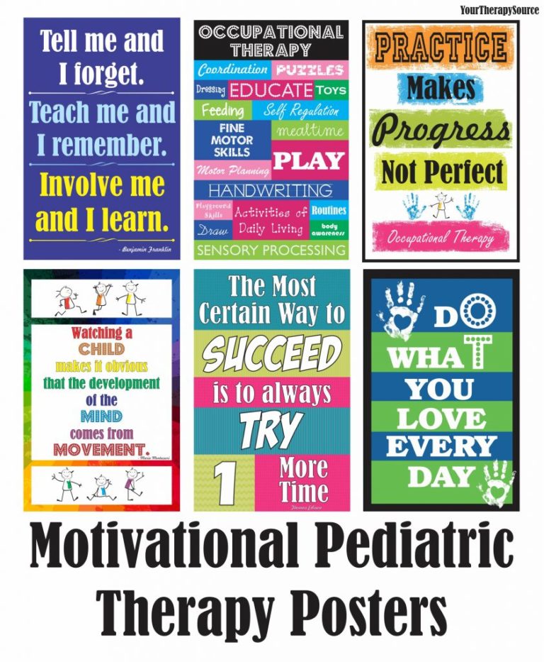 Happy Occupational Therapy Month Free Posters to Print - Your Therapy ...