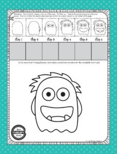 Cut, Sequence, Paste and Draw - Monster - Your Therapy Source