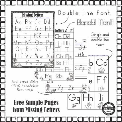 Missing Letters Freebie - Your Therapy Source