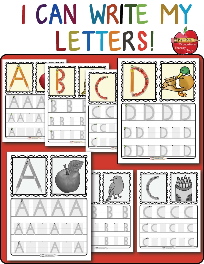 Preschool Handwriting Supported Writing of Capital Letters - Your ...