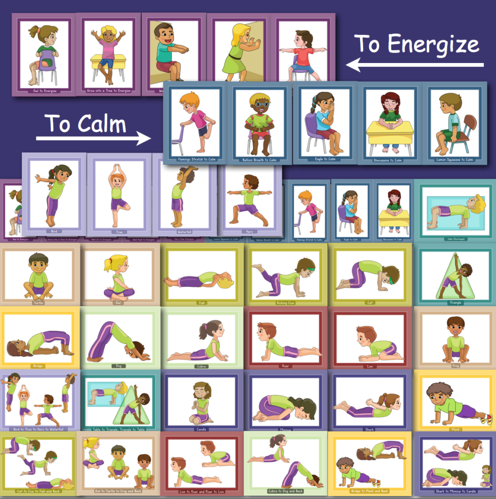 Yoga Moves - Visual Cue Cards - Your Therapy Source