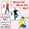 Yoga Alphabet Movement Cards - Multisensory Learning - Your Therapy Source