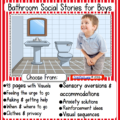 Bathroom Social Stories Boys OR Girls - Your Therapy Source