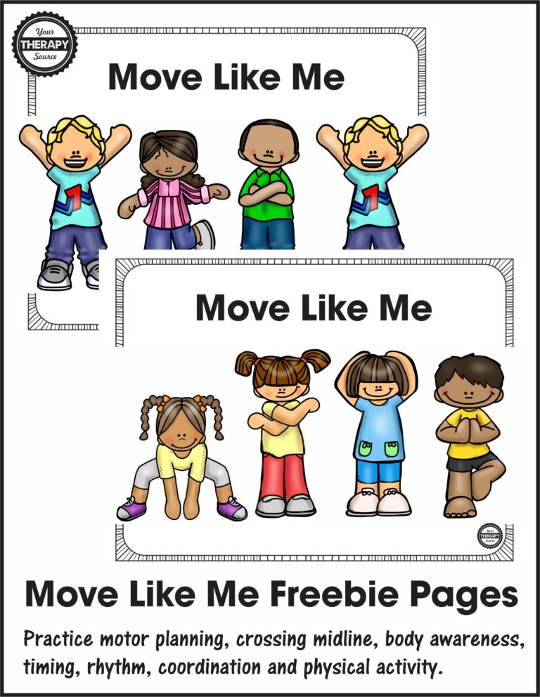 Move Like Me Freebie - Your Therapy Source