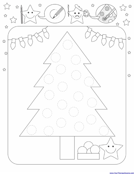 Holiday Prewriting Activity Pages - Your Therapy Source
