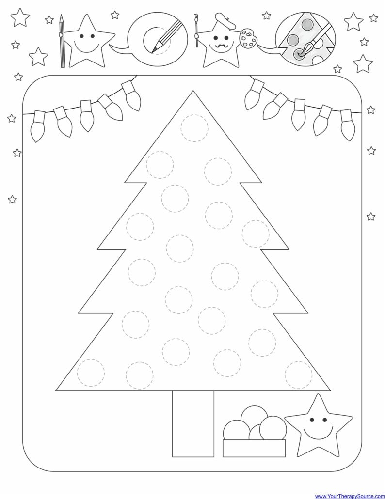 Holiday Prewriting Activity Pages - Your Therapy Source