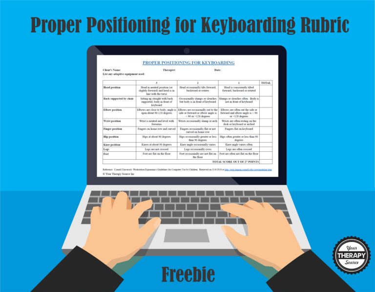 5 FREE Positioning Handouts - Your Therapy Source