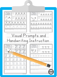 Visual Prompts and Handwriting - Your Therapy Source