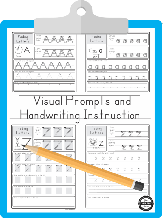 Visual Prompts and Handwriting - Your Therapy Source