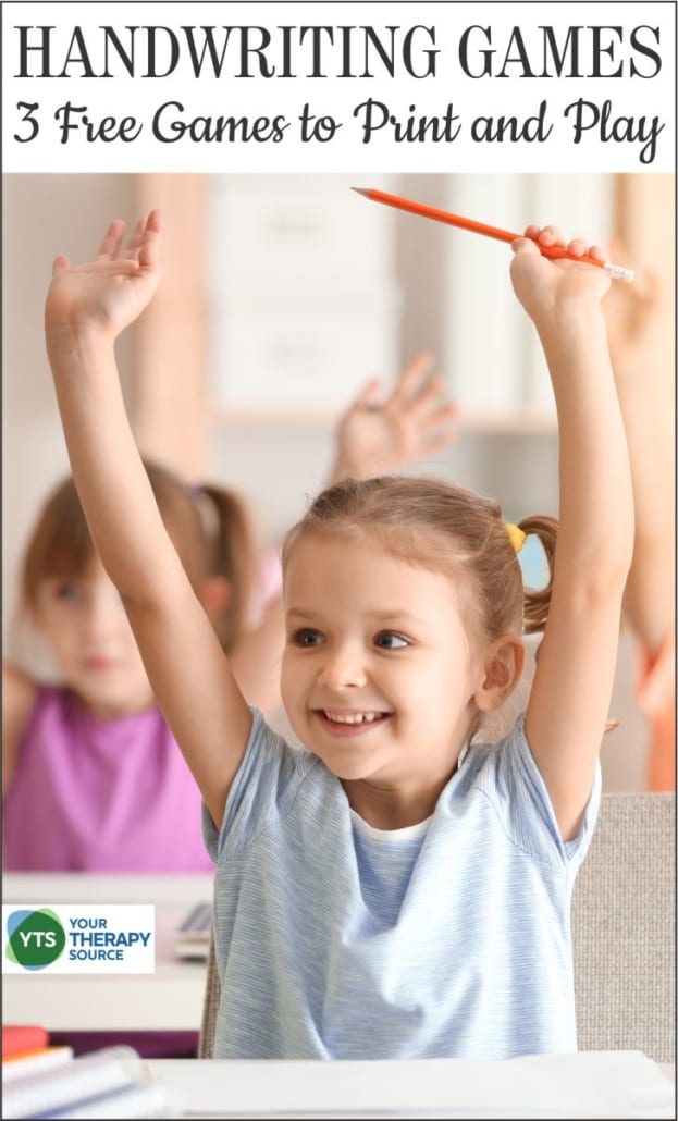 Handwriting Games to Print and Play - FREE - Your Therapy Source