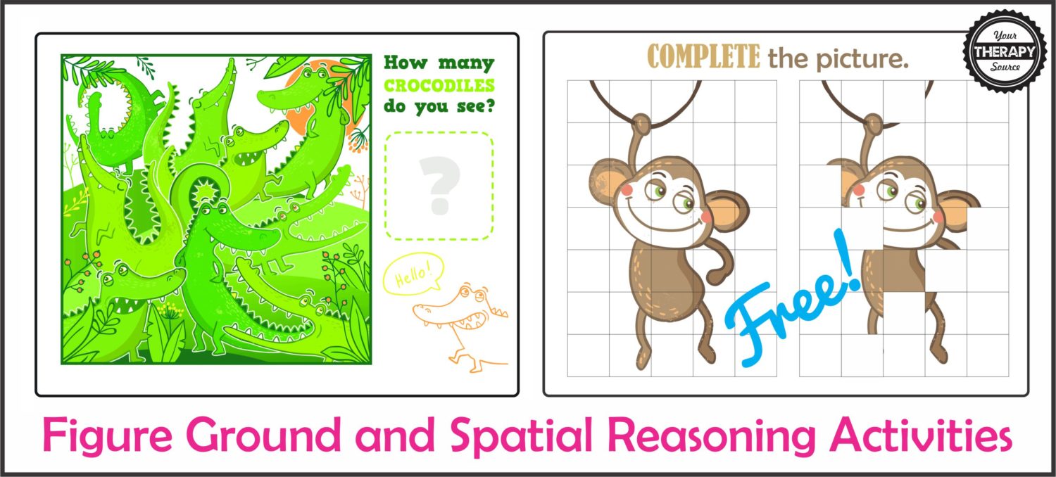Figure Ground and Spatial Reasoning Activities - Your Therapy Source