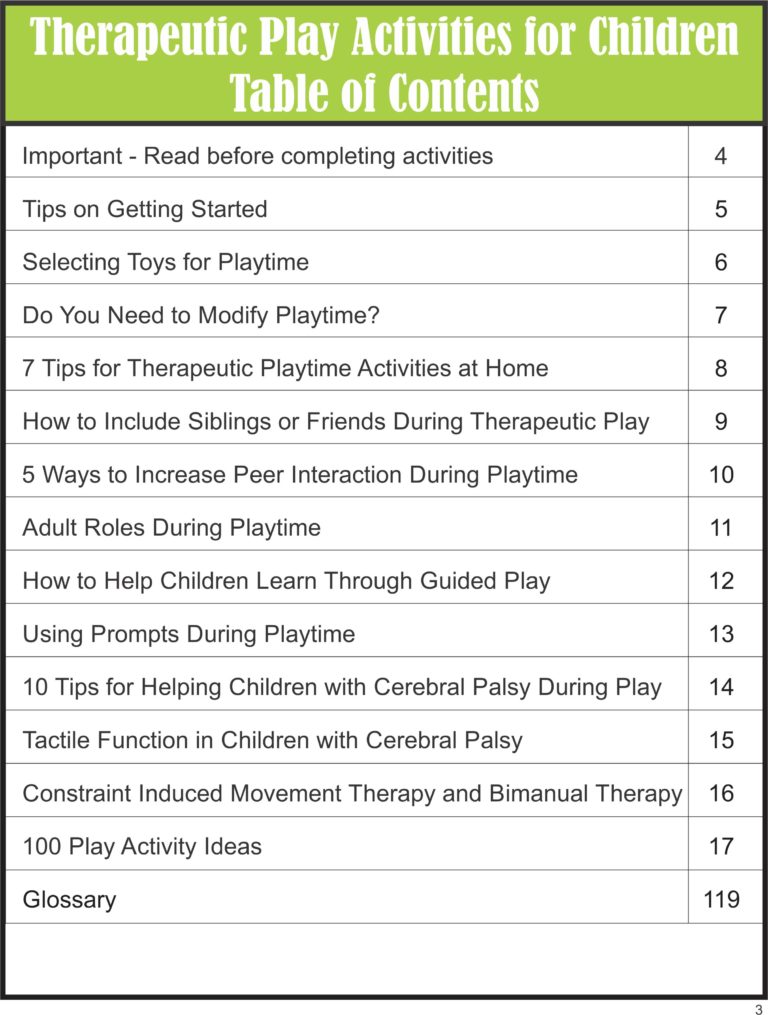 Therapeutic Play Activities for Children - Your Therapy Source