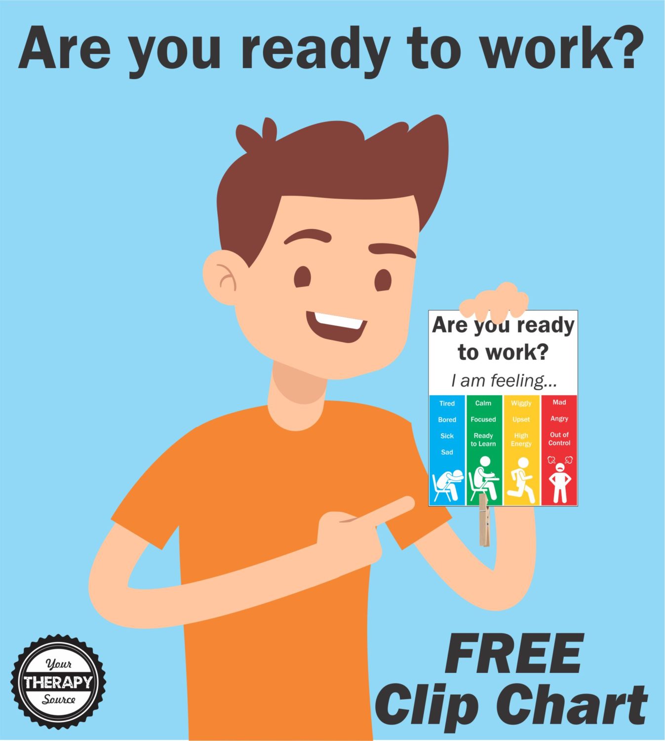Are You Ready to Work Clip Chart Freebie - Your Therapy Source