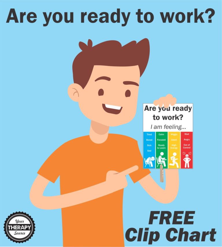 Are You Ready to Work Clip Chart Freebie - Your Therapy Source