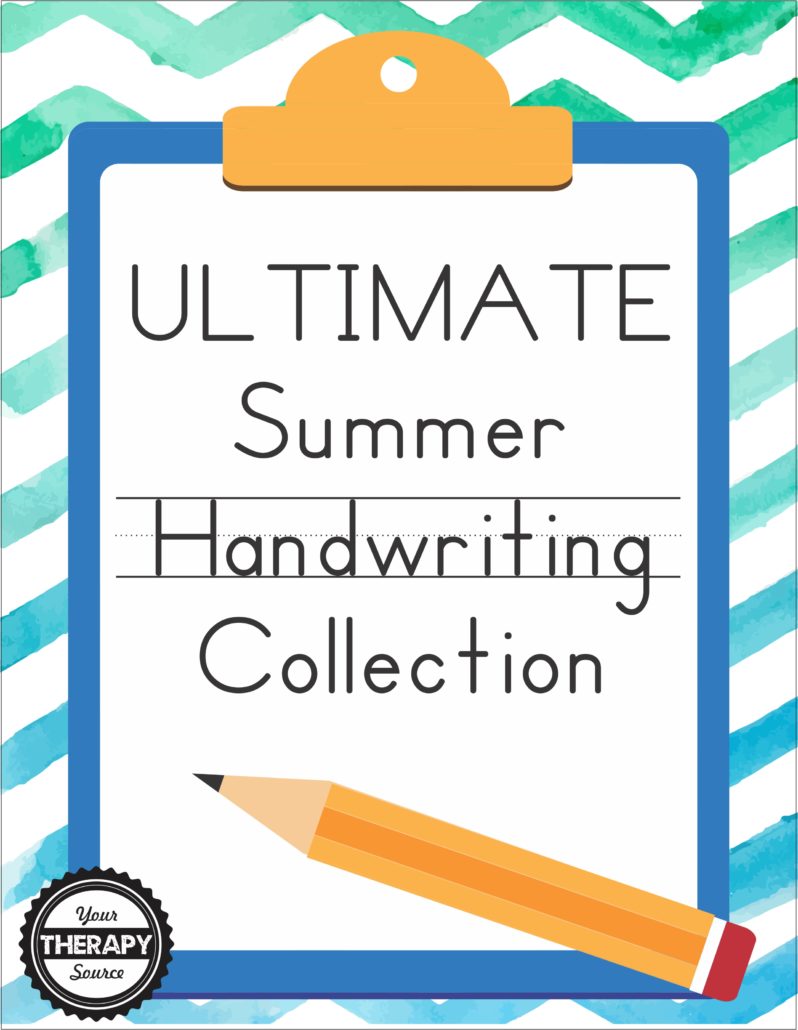 Ultimate Summer Handwriting Collection - Your Therapy Source