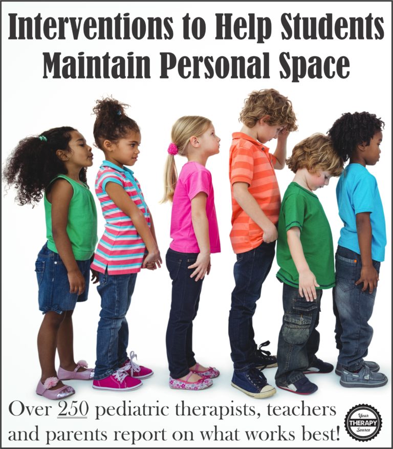 Interventions to Help Students Maintain Personal Space - Your Therapy ...