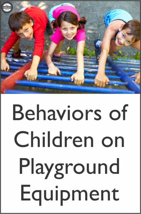 Playground Research: Behaviors of Children on Equipment - Your Therapy ...
