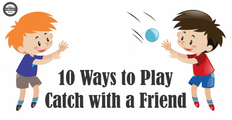 How to Play Catch with a Friend - Your Therapy Source