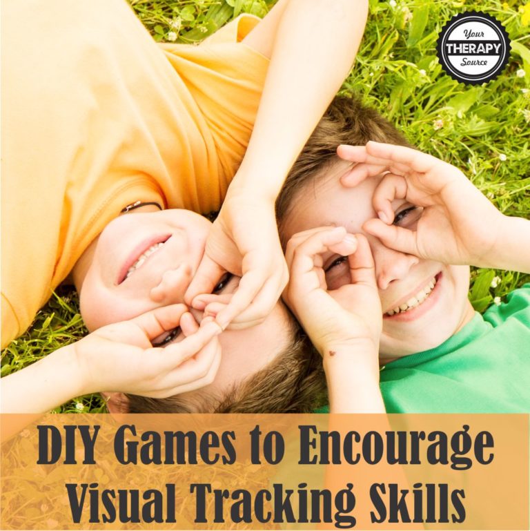 DIY Games to Encourage Visual Tracking Skills - Your Therapy Source