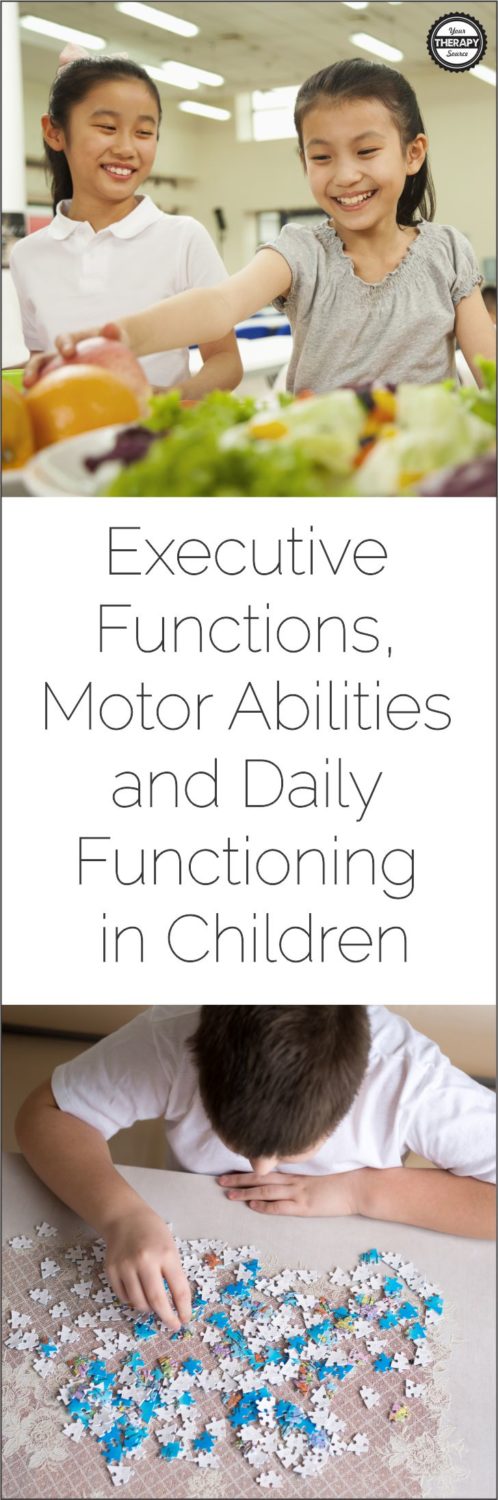 Executive Functions, Motor Abilities and Daily Functioning in Children ...