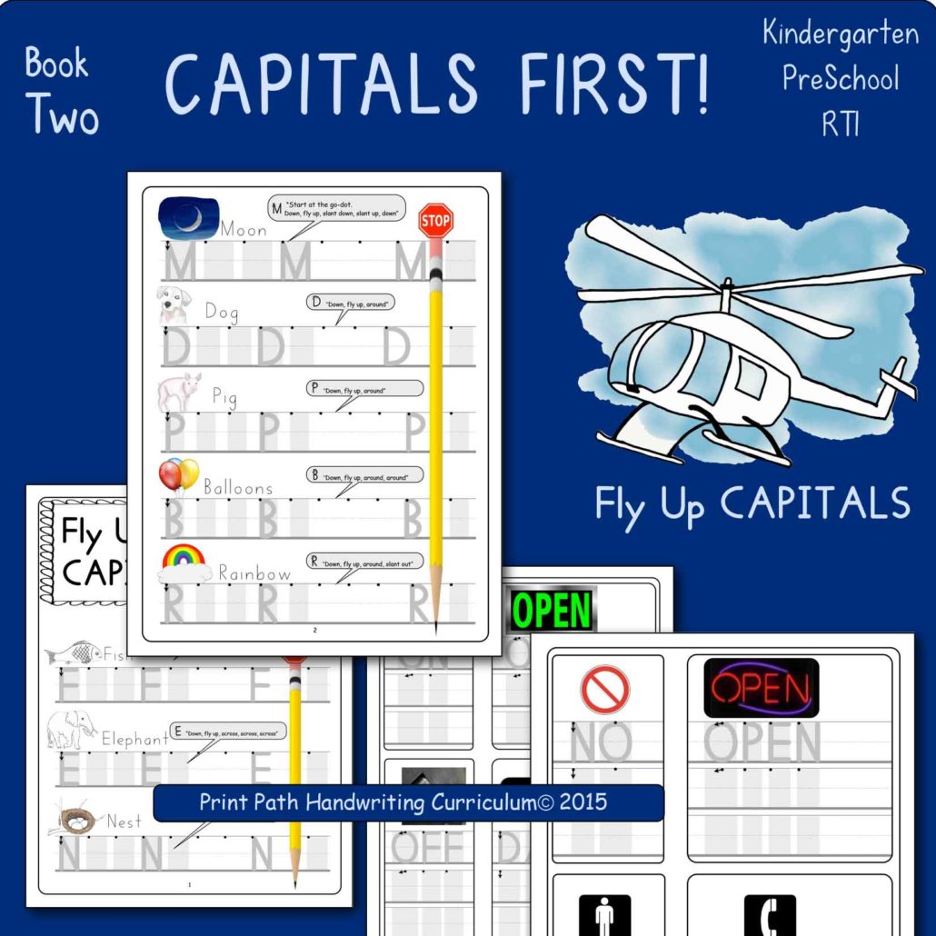 CAPITALS FIRST Book 2 Explicit Handwriting Instruction - Your Therapy ...