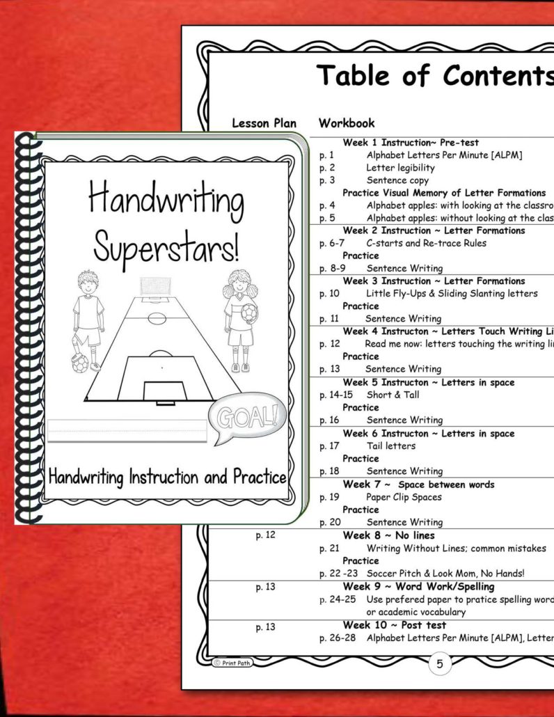 Handwriting Superstars 2nd Grade Conventions HWT Style Font - Your ...
