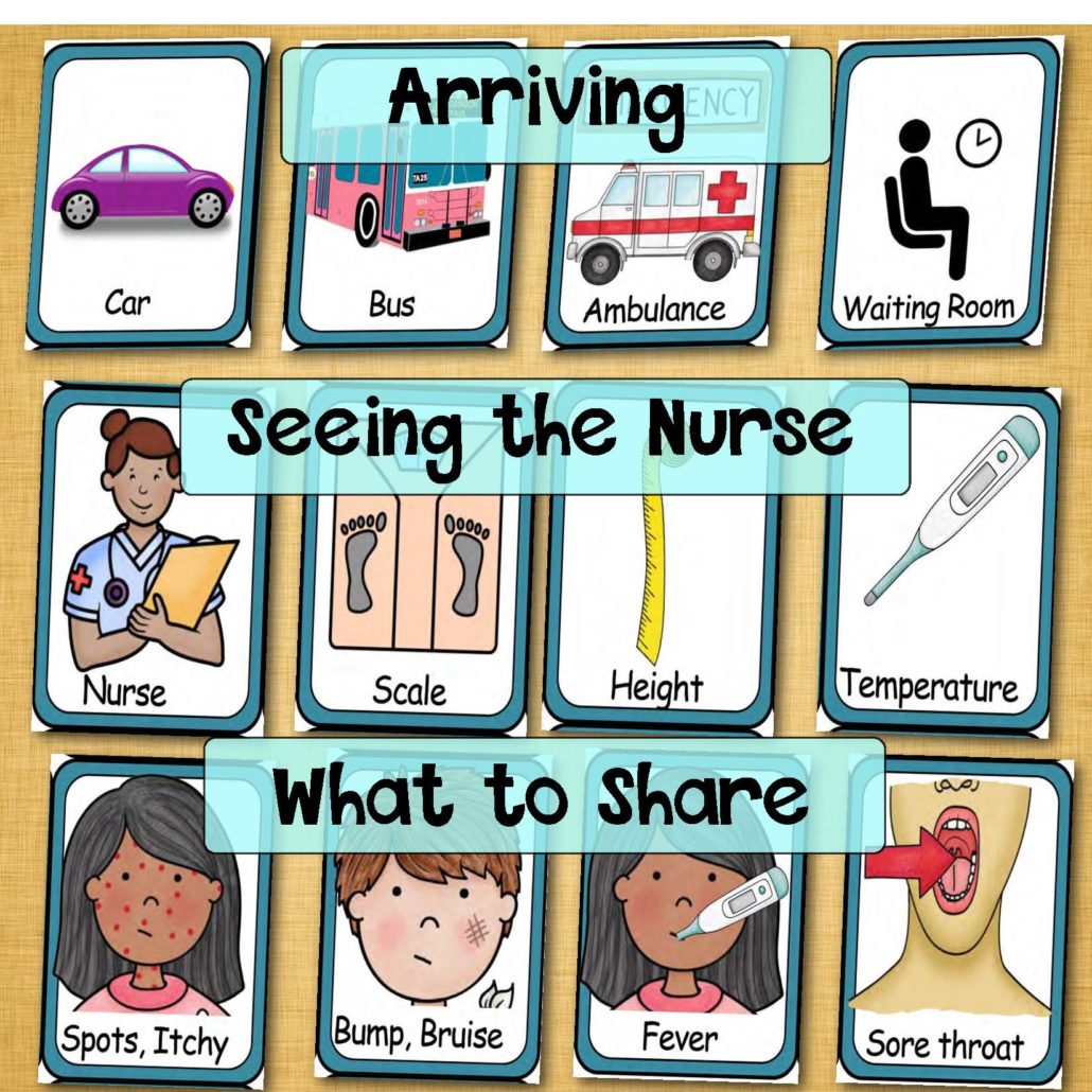 Going to Doctor Visual Schedule, Social Story Starters, Pretend Play ...