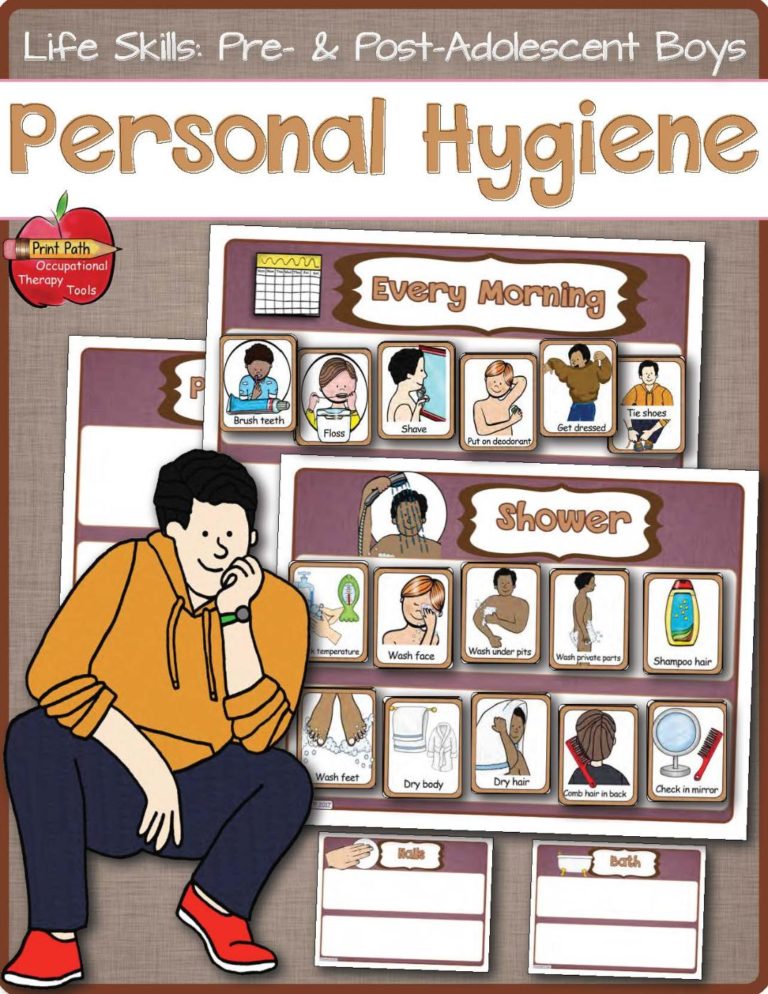 Personal Hygiene Visual Schedules and Support: Boys and Girls - Your ...