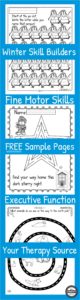 Winter Fine Motor Activities and Executive Function Freebie - Your ...