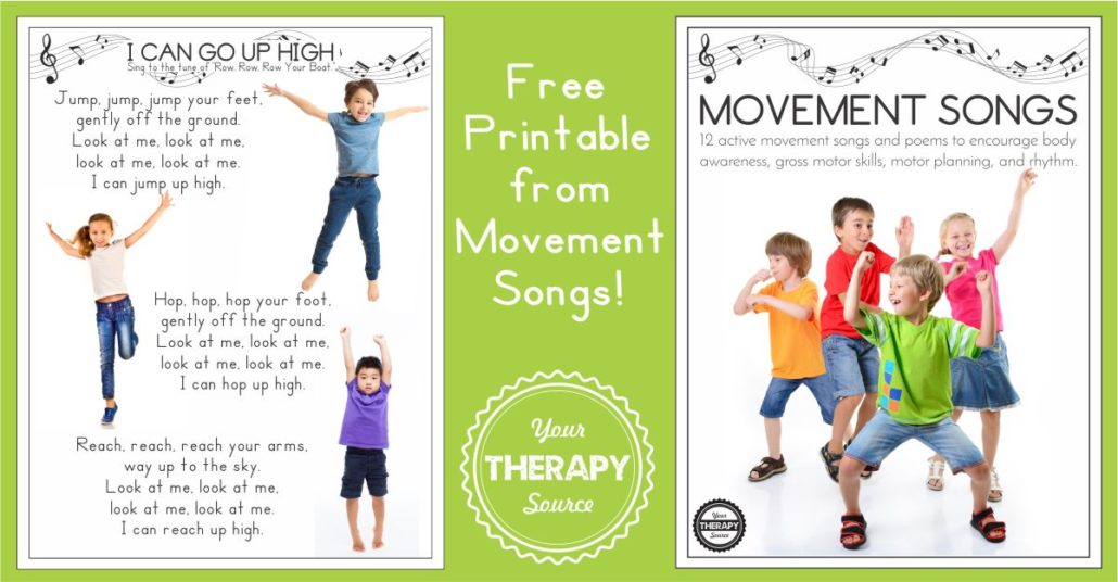 I Can Go Up High Movement Song - Your Therapy Source