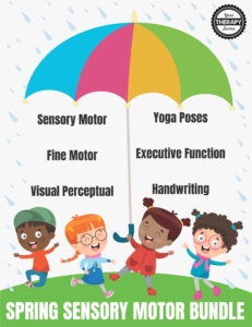 Spring Sensory Motor Bundle - Fine Motor, Gross Motor and Visual ...