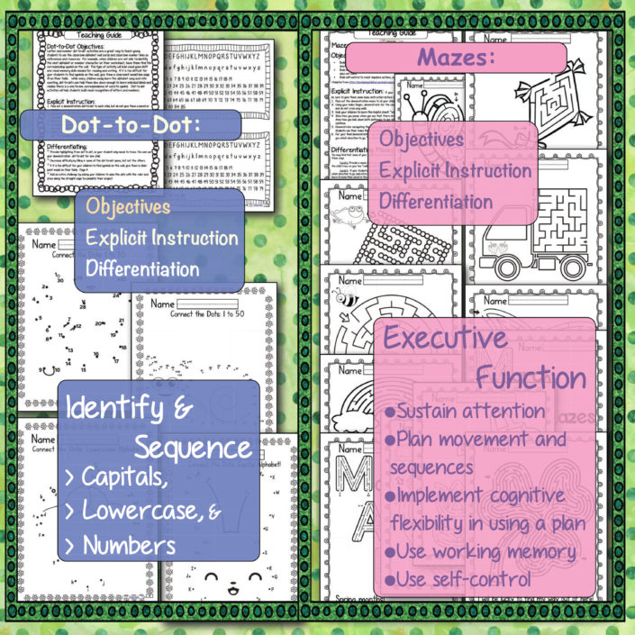 Spring Skill Builders: Integrated Fine-Motor, Literacy, Math, Executive ...