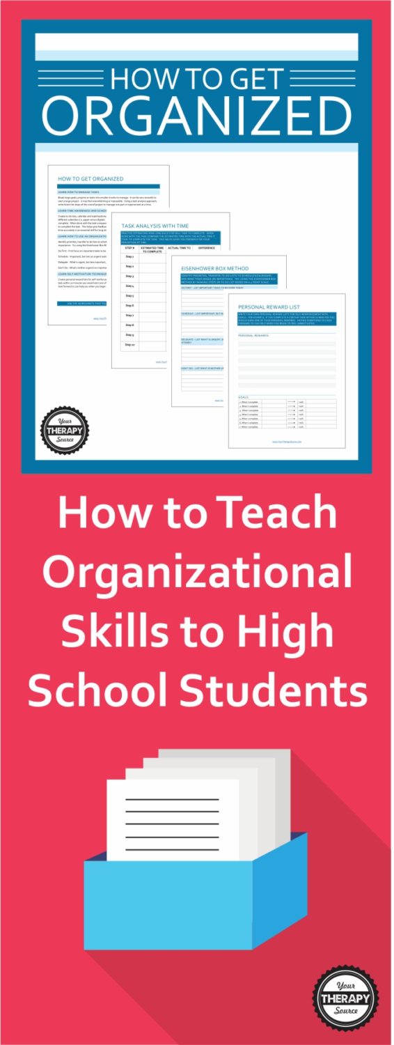 How to Teach Organizational Skills to High School Students - Your ...