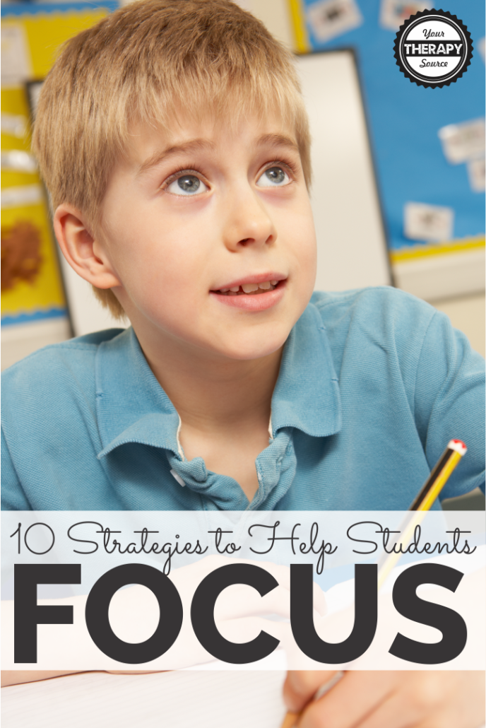 Strategies To Help Students Focus In The Classroom Your Therapy Source Strategies To Help Students Focus In The Classroom Your Therapy Source