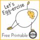 Springtime Exercises - Let's Egg-ercise! - Your Therapy Source