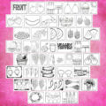 Pre-Handwriting Fruits Vegetables, Garden, and Snacks ~ 8 Essential ...