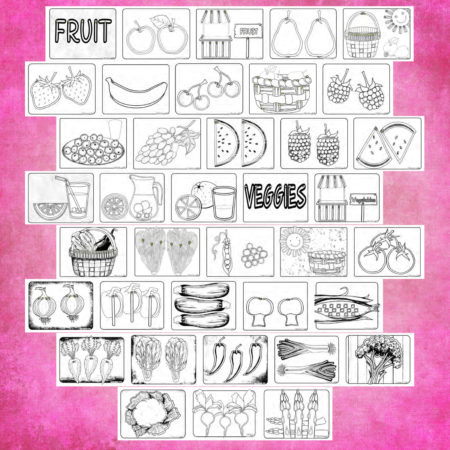 Pre-Handwriting Fruits Vegetables, Garden, and Snacks ~ 8 Essential ...