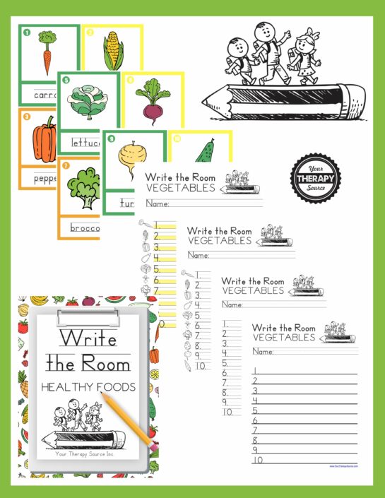 Write the Room Healthy Foods - Your Therapy Source